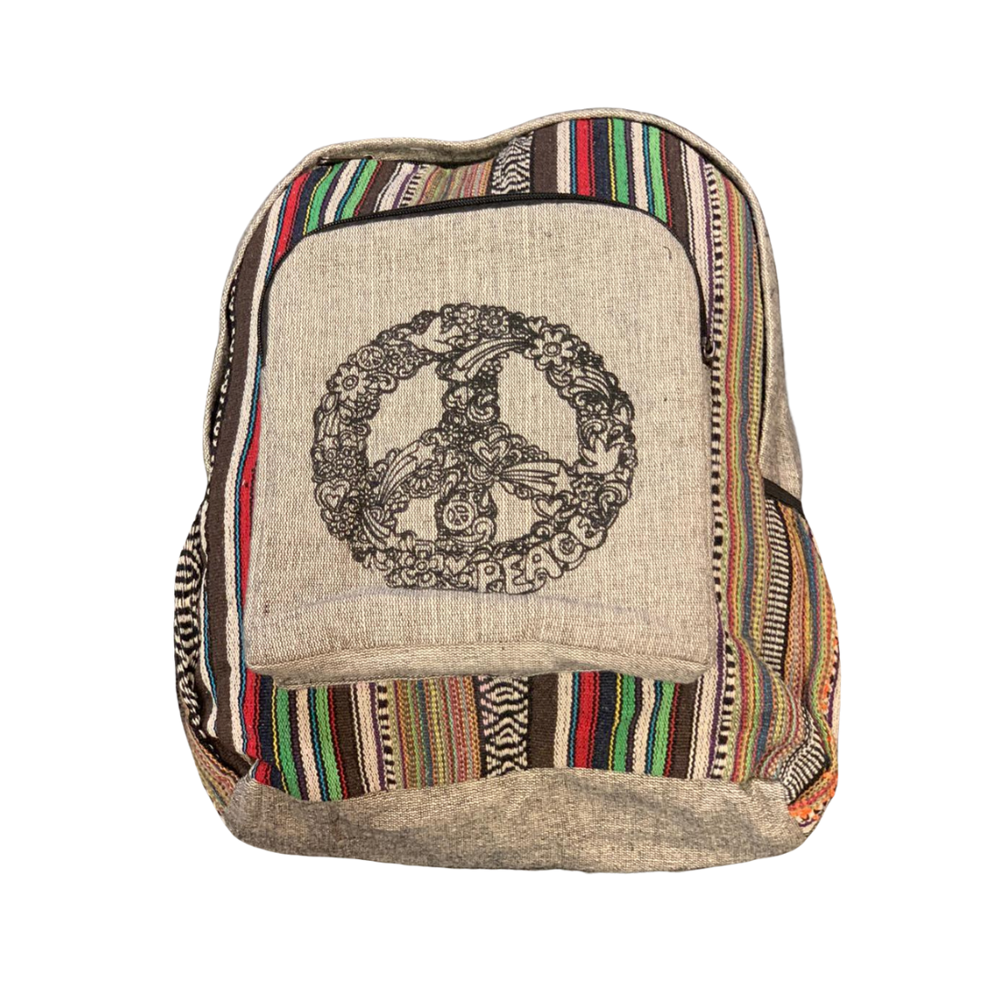 Peace Sign Backpack – One Love Reggae Store